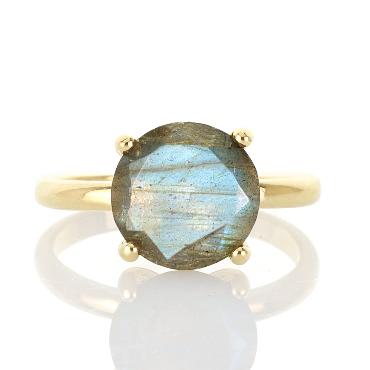 14K Gold-Filled Labradorite Ring – Anemone Jewelry